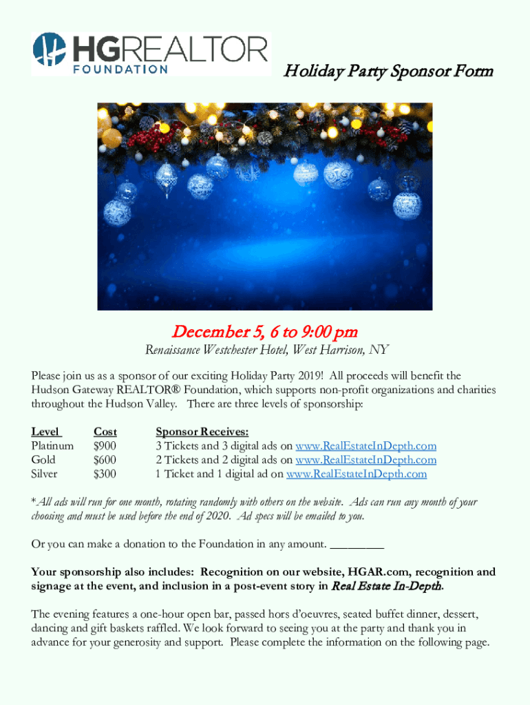 Fillable Online Corporate Holiday Party - Wording samples Fax Email ...