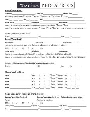 Fillable Online Guardianship; Termination of Parental Rights Forms Fax ...