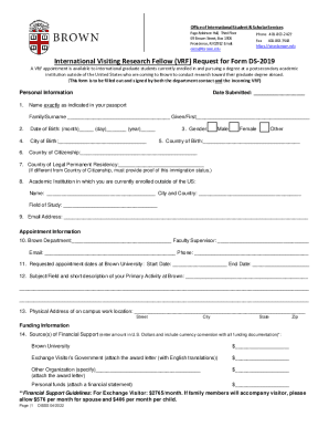 Fillable Online J-1 VRF Request Form Fax Email Print - pdfFiller