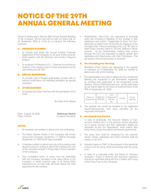 Fillable Online Half Yearly - PSX Data Portal - Pakistan Stock Exchange ...