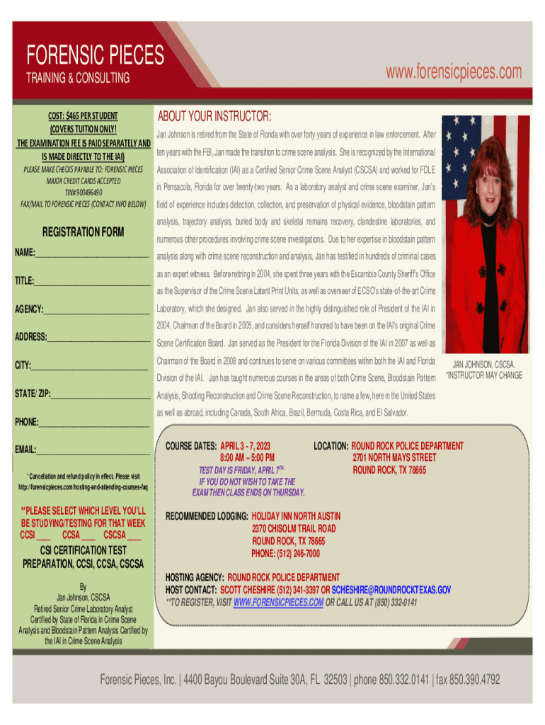 Fillable Online Forensic PiecesPensacola FL - Facebook Fax Email Print ...
