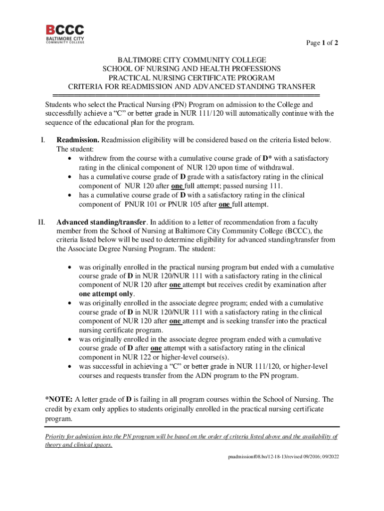Fillable Online Licensed Practical Nursing Certificate to Associate Degree in ... Fax Email ...