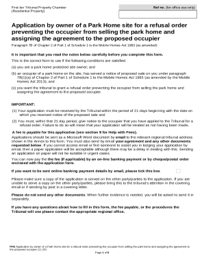 Residential Property (First-tier Tribunal) s Doc Template | pdfFiller
