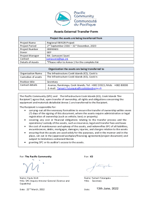 Fillable Online Assets External Transfer Form - Pacific R2R Fax Email ...