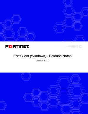 Fillable Online What's new in FortiClient (Windows) 6.2.0 Fax Email ...