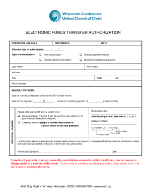 Fillable Online electronic funds transfer authorization form - eMedNY ...