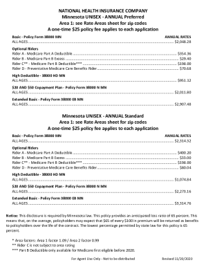 Fillable Online national health insurance company Fax Email Print ...