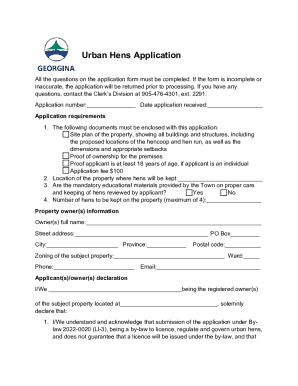 Fillable Online Poultry (including game birds): registration rules and ...