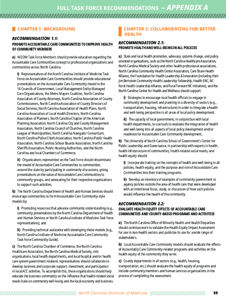 Fillable Online A Guide to Starting an Accountable Care Community Fax ...