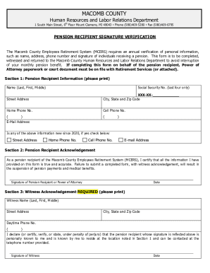 Fillable Online Human Resources Department - Mount Clemens, MI Fax ...