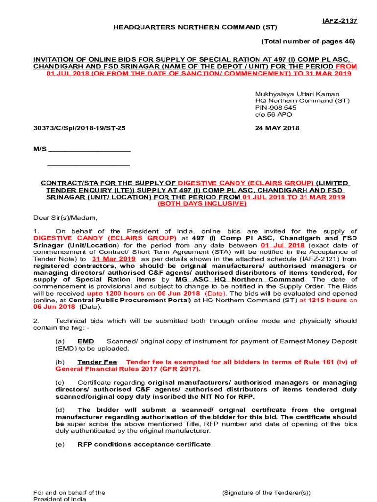 Fillable Online OSCC)ST BR-Northern Comd-IHQ of MoD (Army) Fax Email Print - pdfFiller