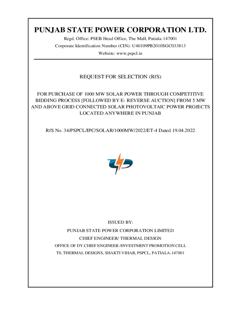 Fillable Online Punjab State Power Corp Ltd Company Profile and News Fax Email Print pdfFiller
