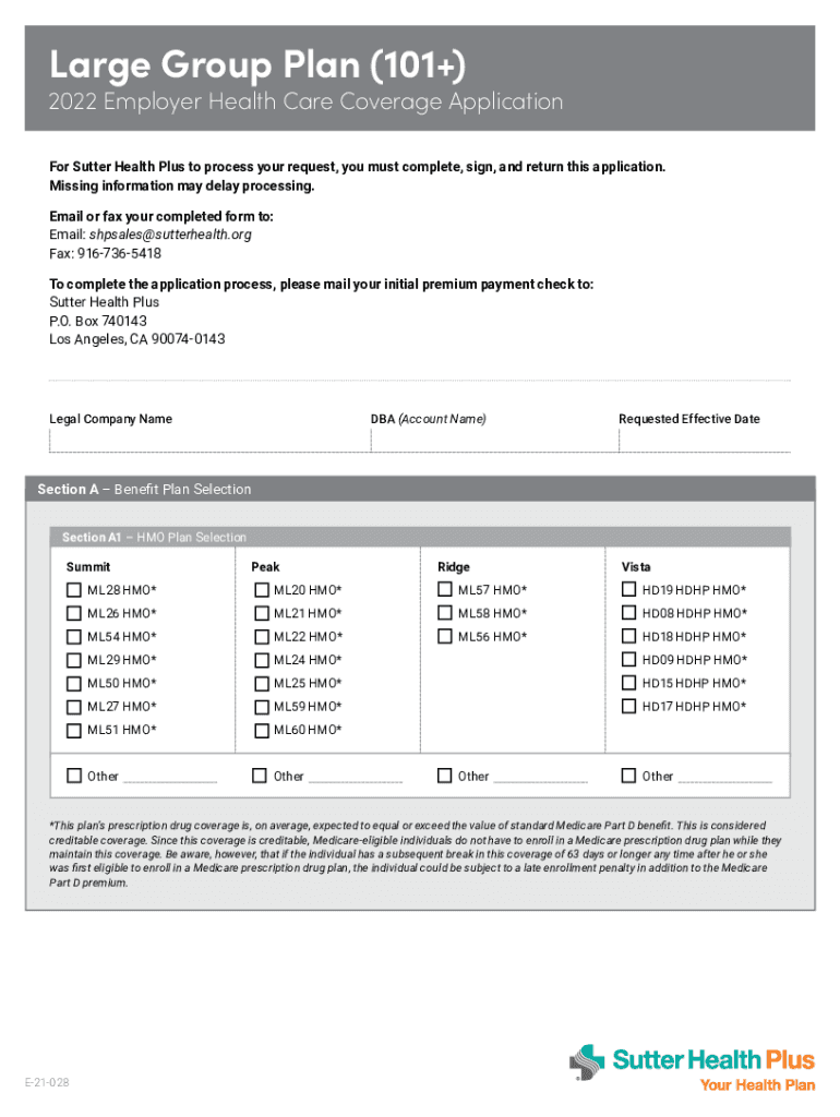 Fillable Online Forms and Resources - Sutter Health Plus Fax Email ...