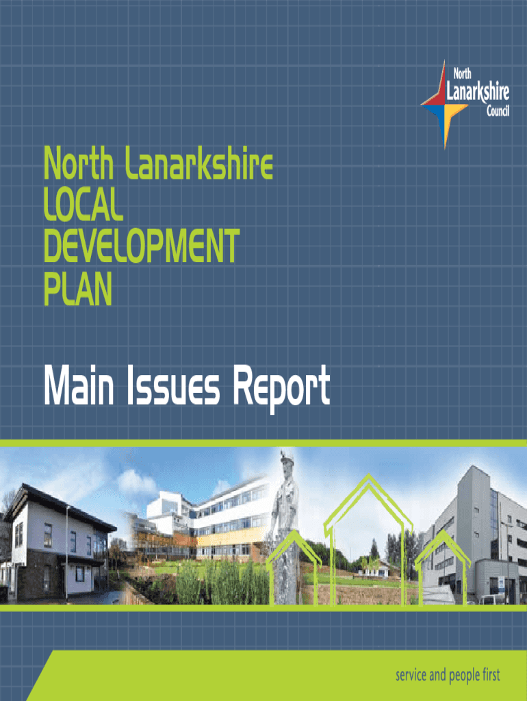 Fillable Online North Lanarkshire Local Development Plan Environmental ...