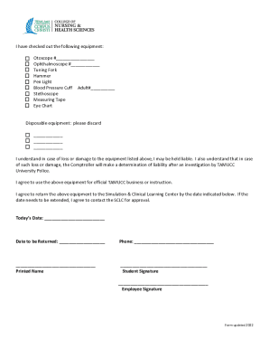 Fillable Online New Check-out Form.docx Fax Email Print - pdfFiller