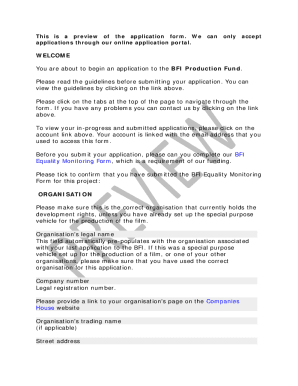Fillable Online This is a preview of the application form. We can only ...