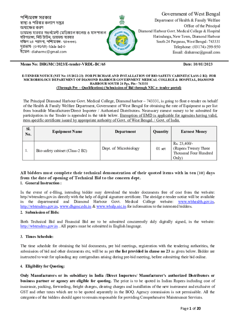 Fillable Online Government of West Bengal - MR Bangur Hospital - WB Health Fax Email Print ...