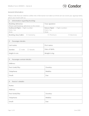 Fillable Online Medical certificate - KLM Health Services Fax Email ...