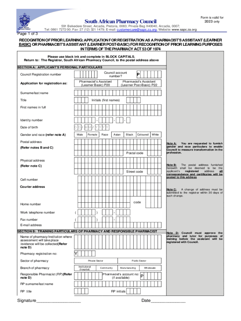 Fillable Online sapc website - LearnerApplications Fax Email Print ...