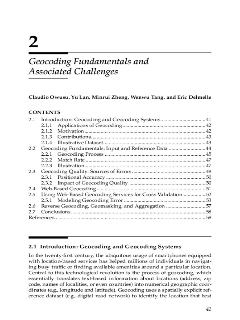 Fillable Online Geospatial Data Science Techniques And Applications Fax Email Print Pdffiller