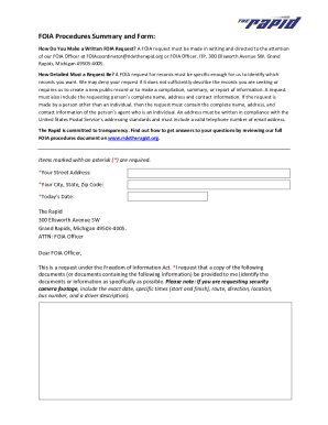 Fillable Online How To Write a FOIA RequestU.S. Department of the ...