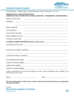 Fillable Online Section 184 Agreement - Detailed Design Fax Email Print ...