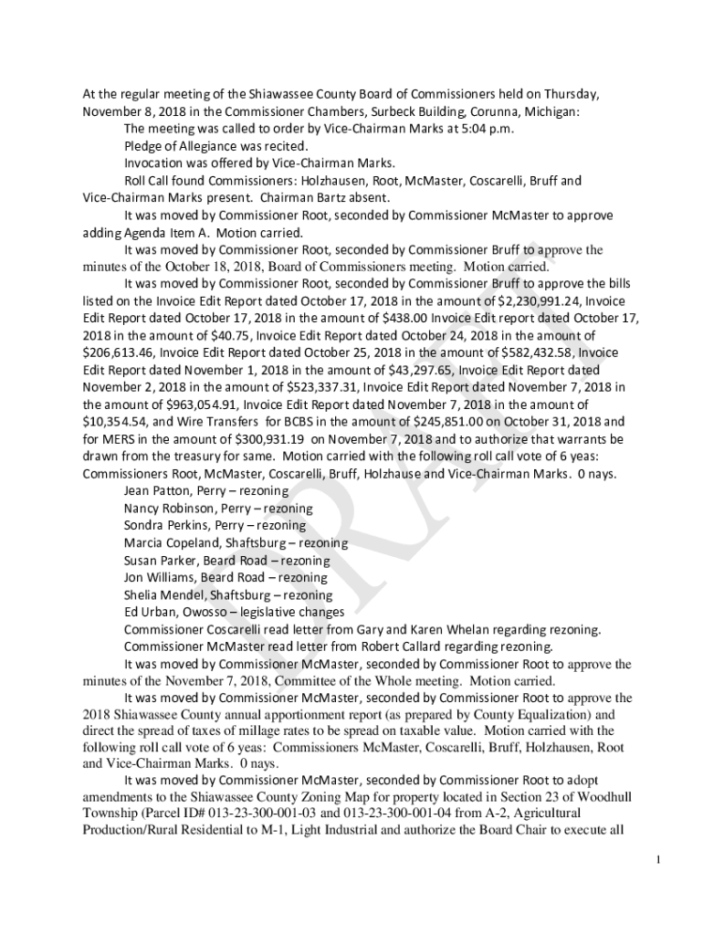 Fillable Online 2018-2023 Parks and Recreation 5-Year Master Plan Fax Email Print - pdfFiller