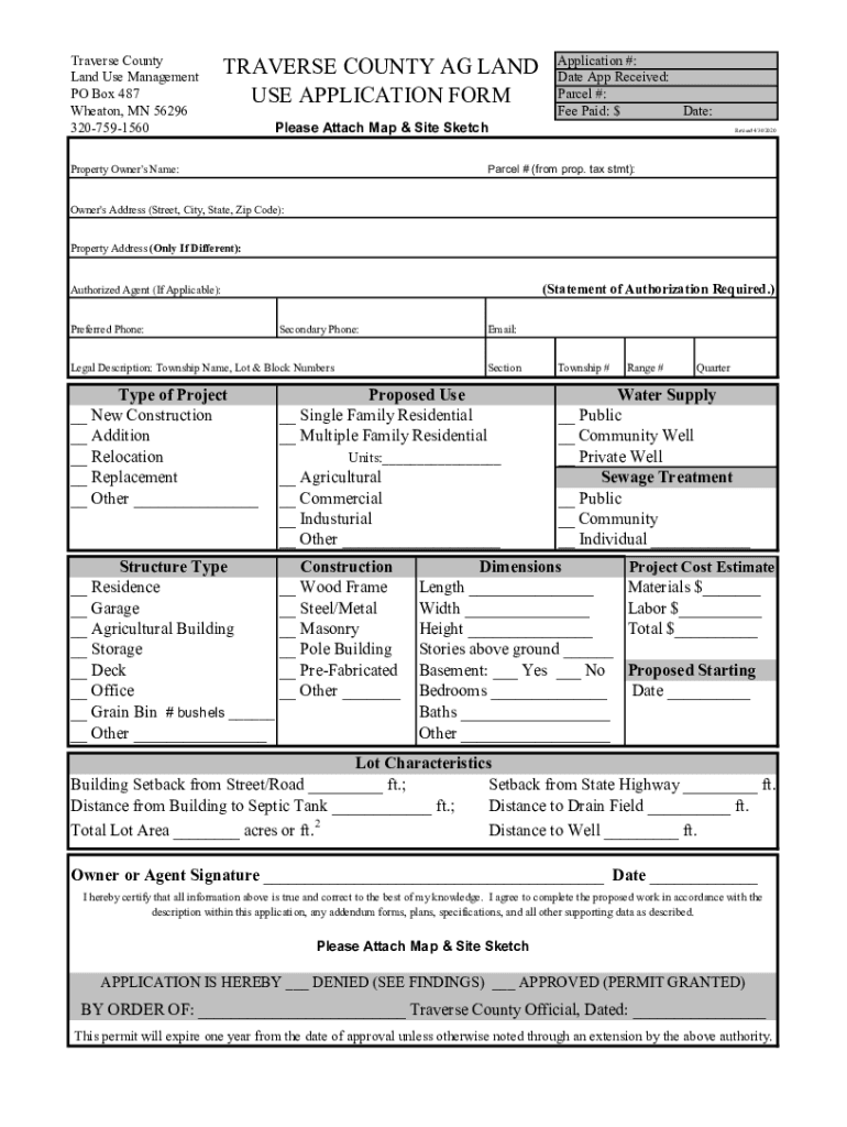 Fillable Online Forms - Traverse County, Minnesota Fax Email Print ...