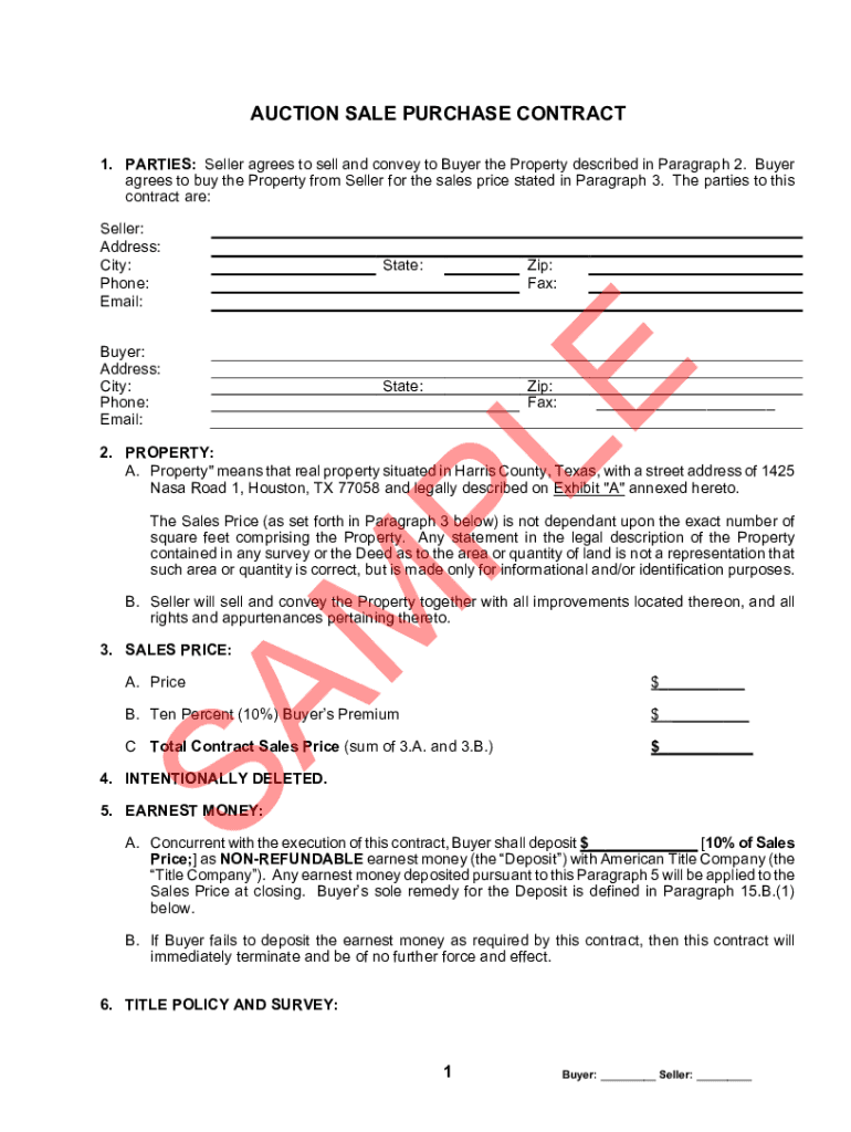 Fillable Online Agreement of Purchase and Sale Sample Clauses - Law Insider Fax Email Print ...