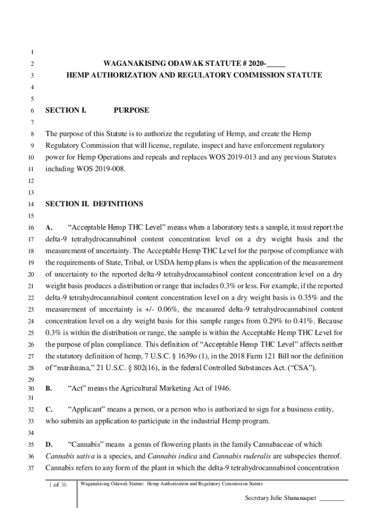 Fillable Online Little Traverse Bay Bands of Odawa Indians ...