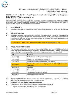 Fillable Online Request for Proposals (RfP) The governance structure of ... Fax Email Print ...
