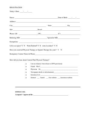 Fillable Online PATIENT INFORMATION SHEET - The Orthopaedic Institute ...