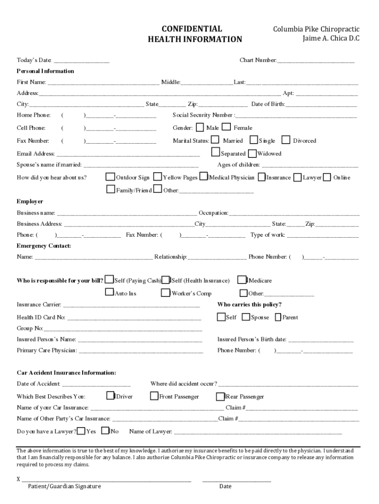 Fillable Online confidential information form Fax Email Print - pdfFiller