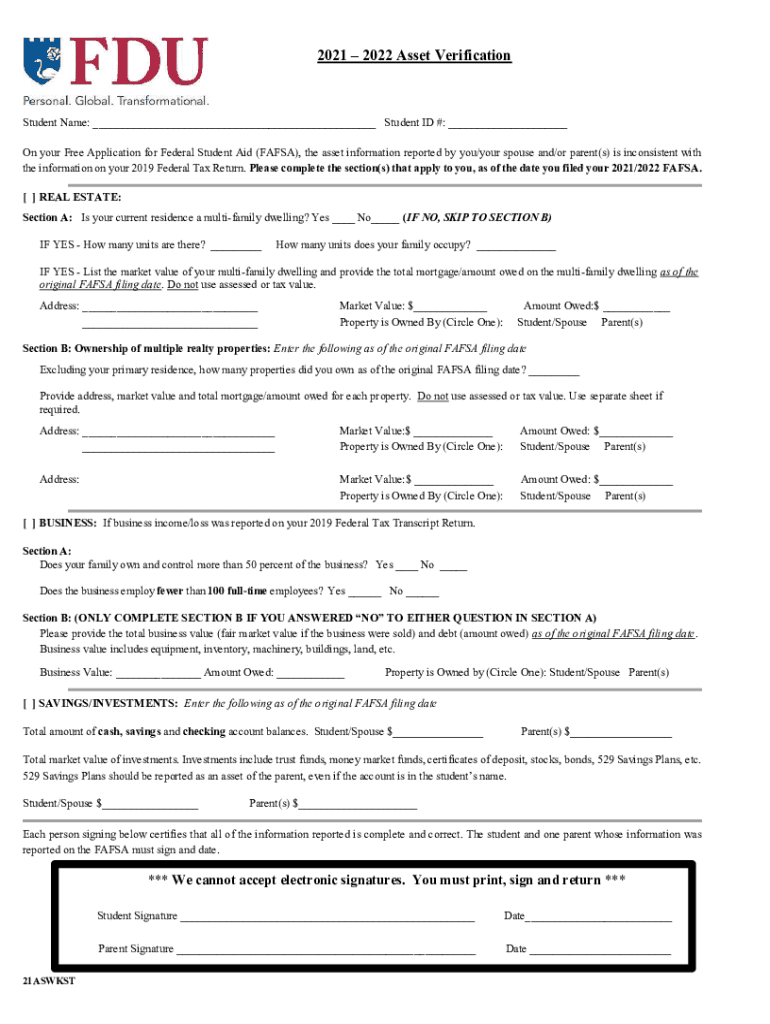 Fillable Online Student Name: Student ID #: Fax Email Print - pdfFiller