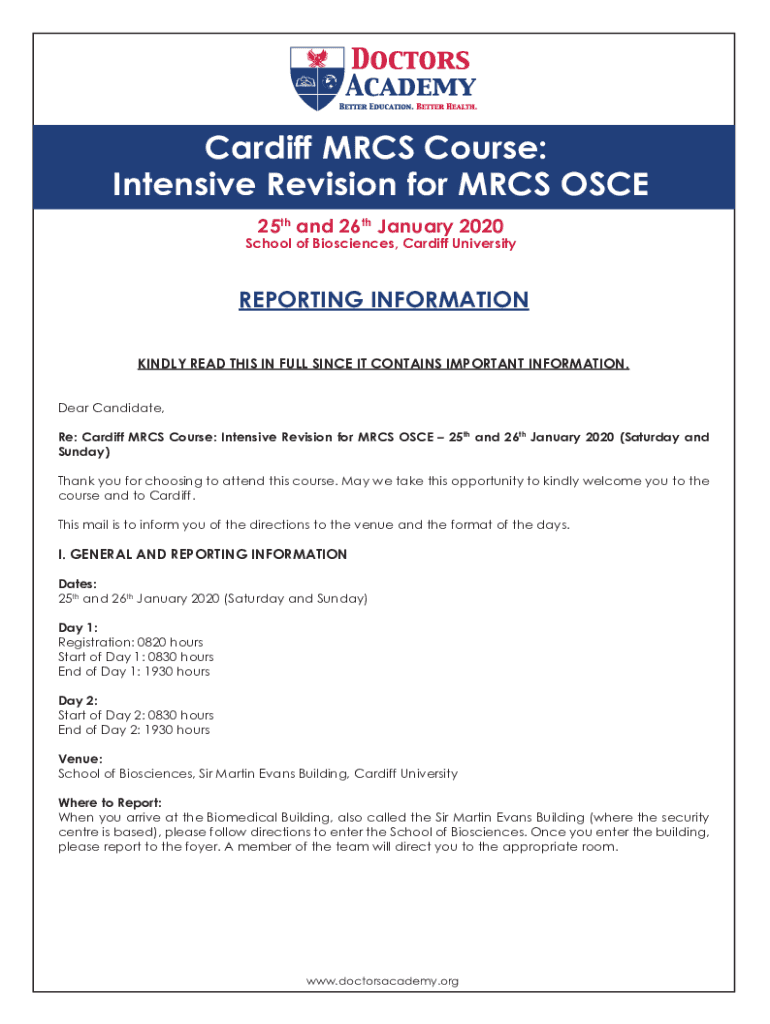 Fillable Online How I Passed The MRCS Part B - Ultimate Guide - YouTube Fax Email Print - pdfFiller