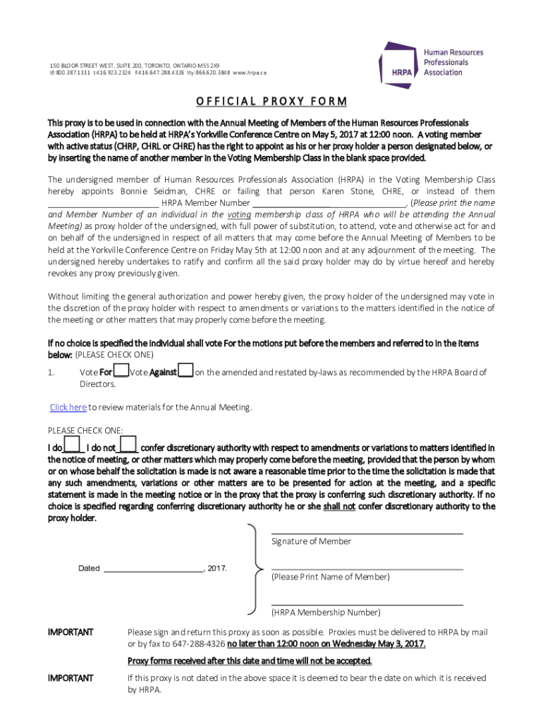 Fillable Online OFFICIAL P ROXY FORM - Amazon AWS Fax Email Print - pdfFiller