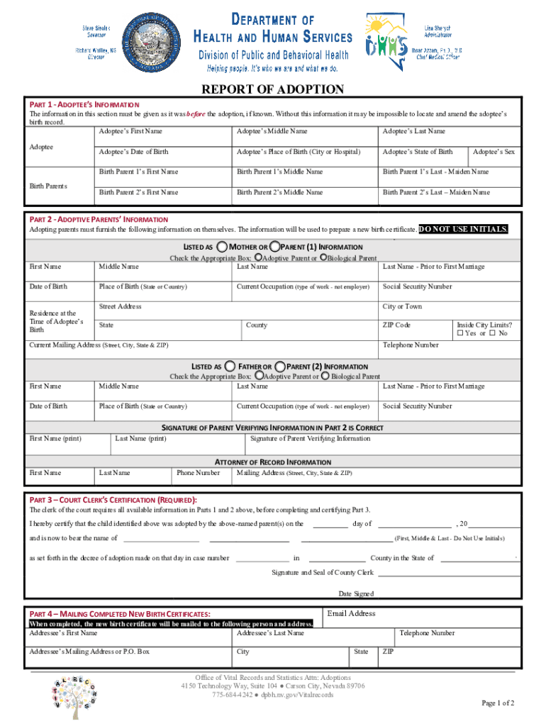 Fillable Online Adult Adoption Law in the United States Fax Email Print ...