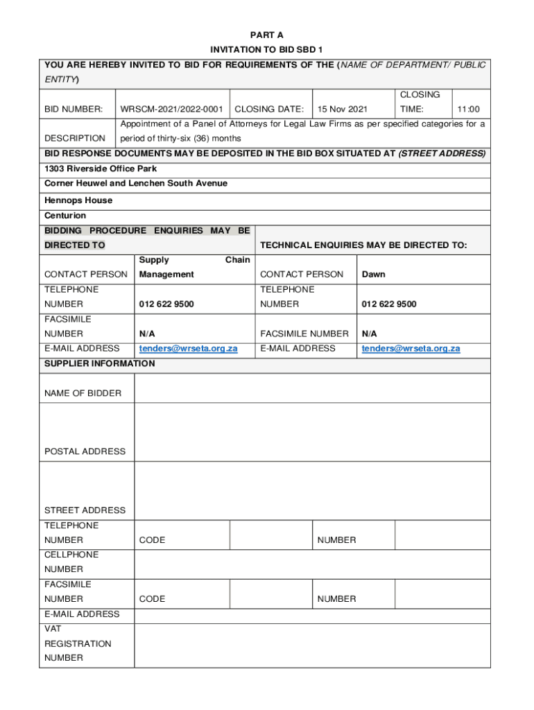 Fillable Online Standard Bidding Document.pdf - PWD Punjab Fax Email ...