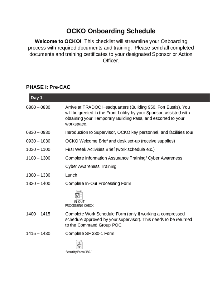 Best Onboarding Checklist Templates 2023 - HR University Doc Template ...