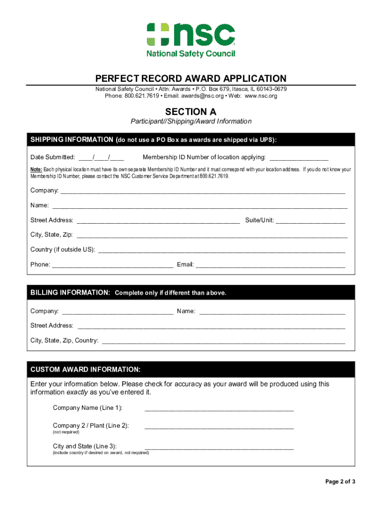 Fillable Online Port Arthur LNG Awarded the National Safety Council's ...