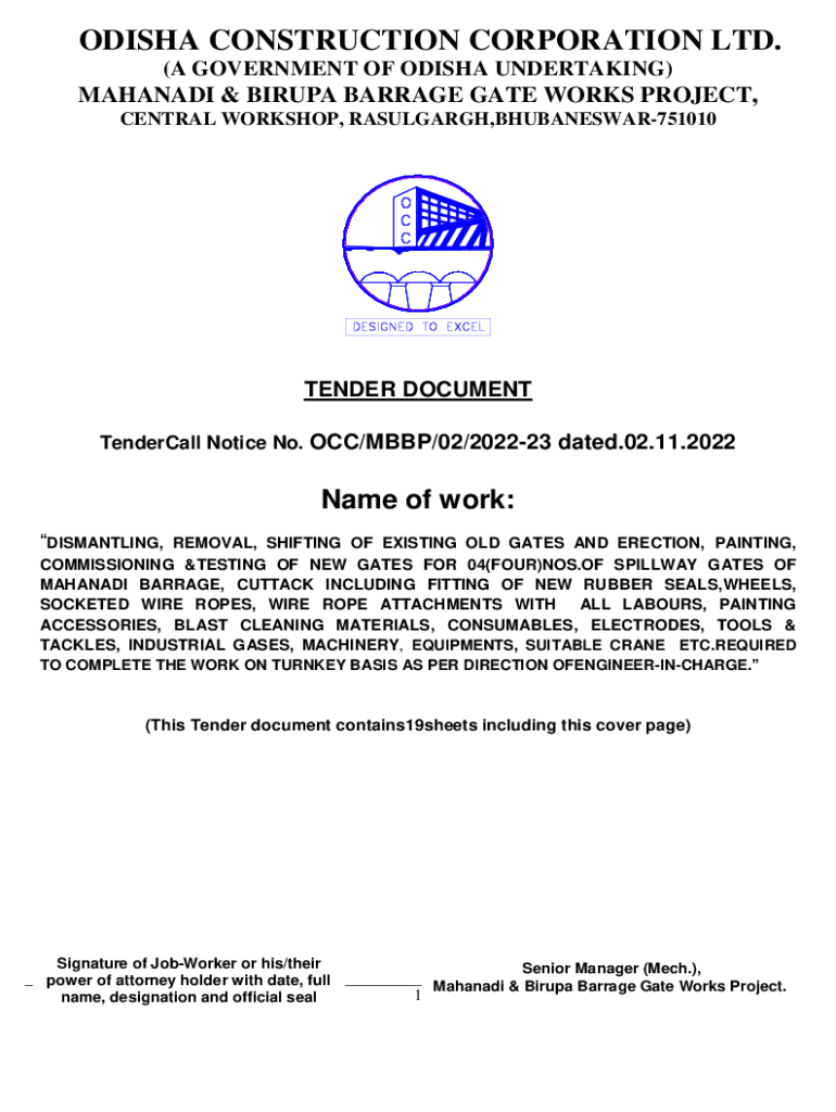 Fillable Online health odisha gov executive summary - Works Department ...