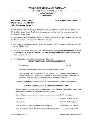 Fillable Online Bates College Student Health Insurance Plan Academic ...