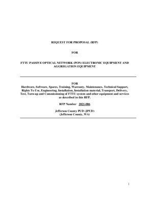 Fillable Online Request for Proposal IT TECHNICAL SUPPORT SERVICES Fax ...