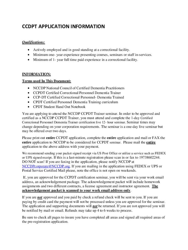 Fillable Online Hiring Process Correctional Officer Training And