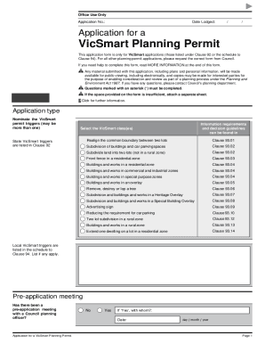 Fillable Online The VicSmart Application Form Fax Email Print - pdfFiller