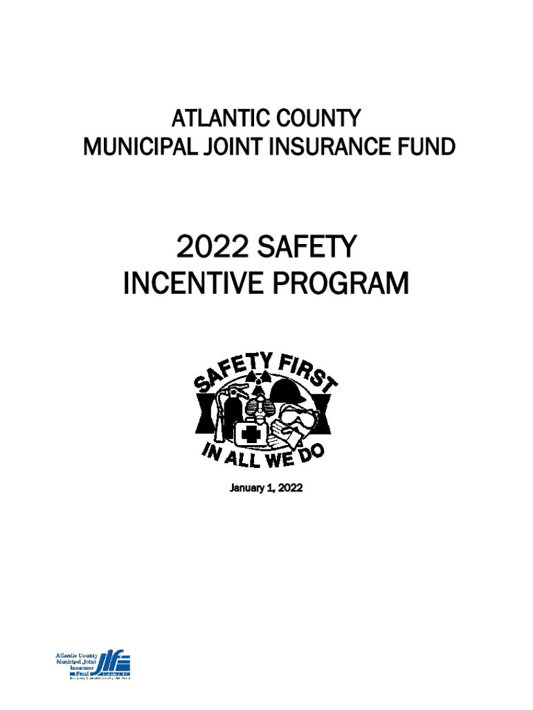 Fillable Online 2022 njua joint insurance fund safety incentive program ...