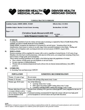 Fillable Online SIGNED - Cervical Cancer Screening Guideline2022 ...