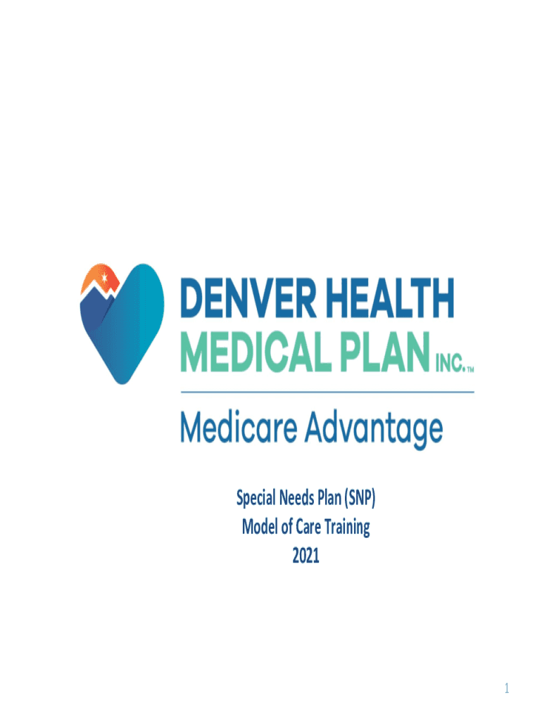 Fillable Online Special Needs Plan Model of Care (SNP ... - CCHP Health ...