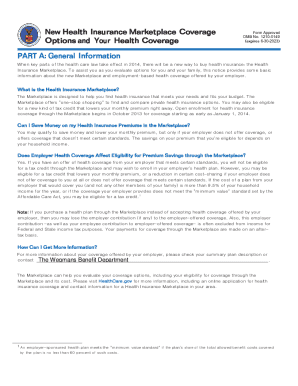 Fillable Online Affordable Care Act marketplace plans ...