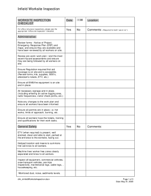 Fillable Online How to Create and Use an Effective Self-Inspection ...